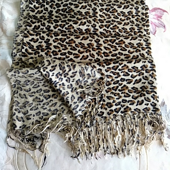 Accessories | Leopard Print Shawl | Poshmark